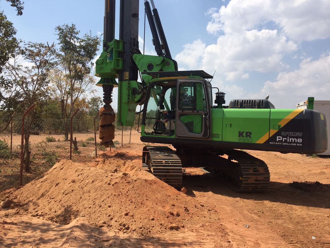 TYSIM KR125A Hydraulic Rotary Drlling Rig Machine For Foundation ...