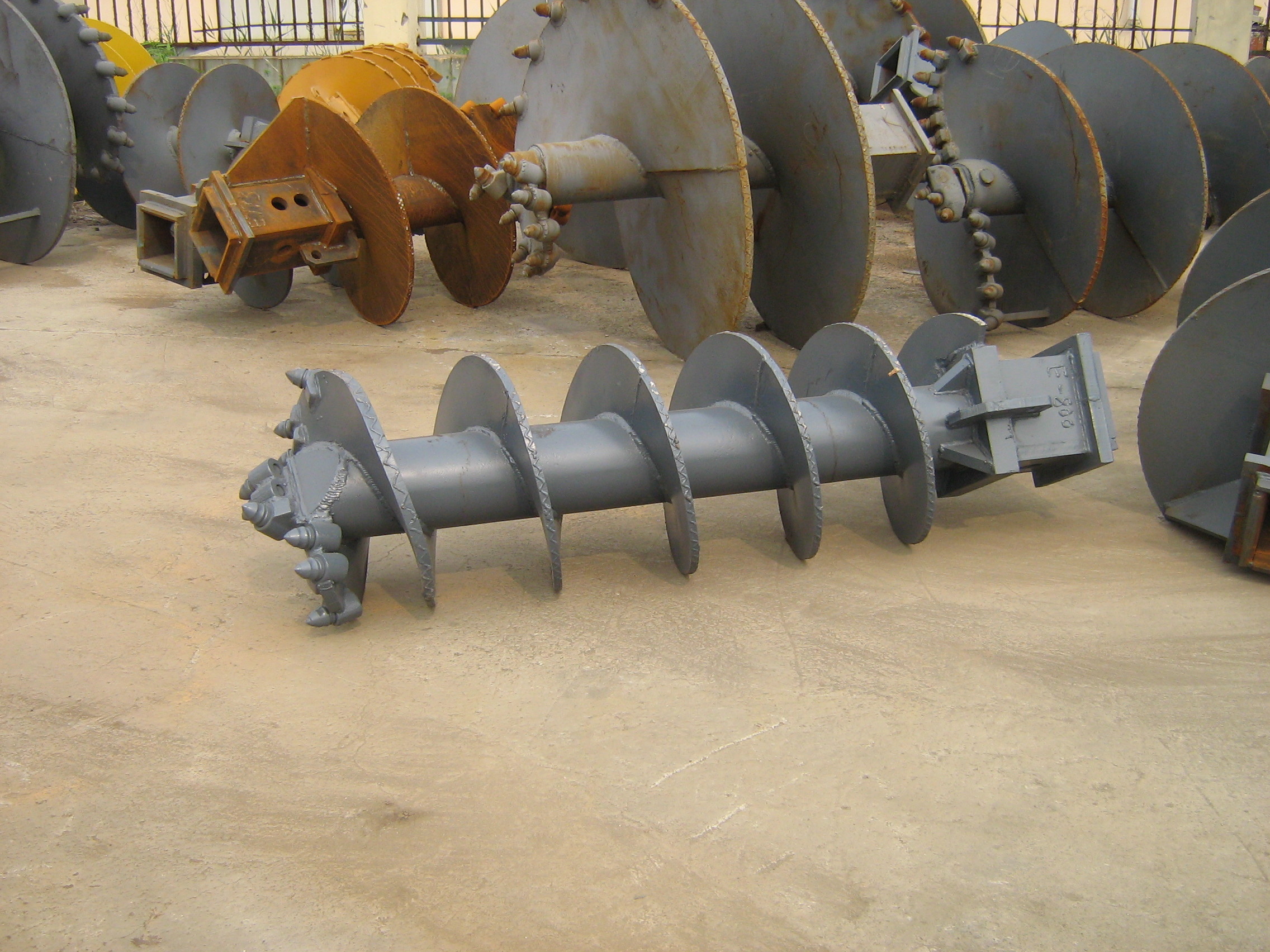 Forging Steel Drilling Augers Rental , Sandstone Drilling Rig Auger ...